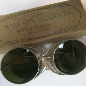 Vintage Willson Goggles Antique Optical - Etsy Canada