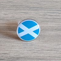 Saltire Heart Enamel Pin: Scottish St Andrews Flag Lapel Pin - Etsy