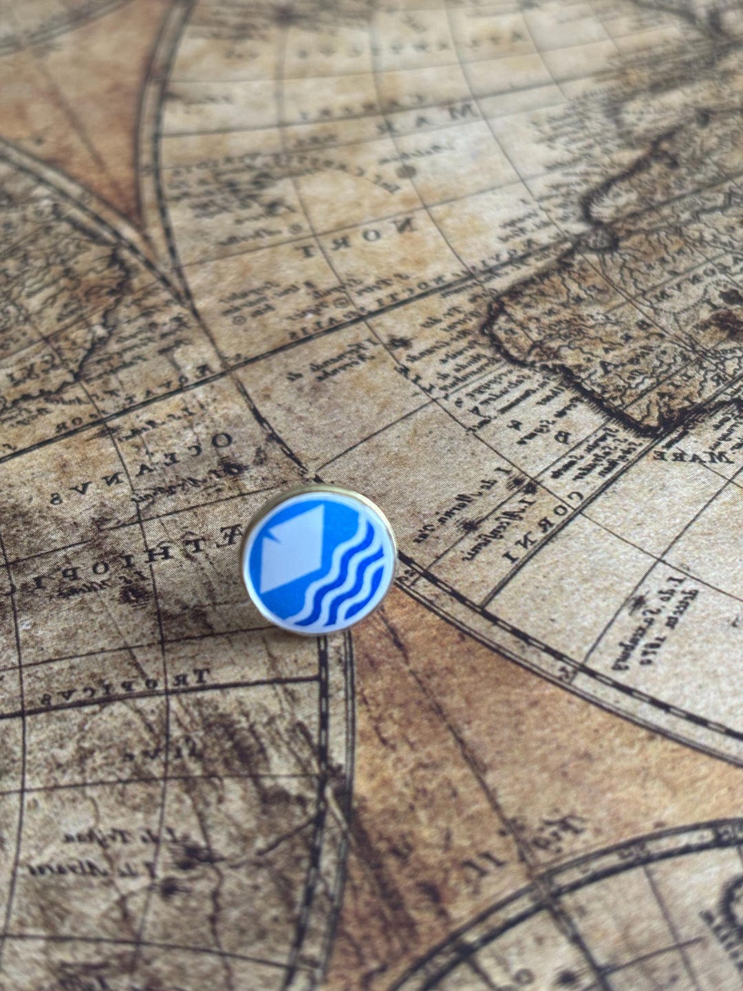 Isle of Wight Flag Map Pin - Flag Push Pin - Pin Badge - Etsy