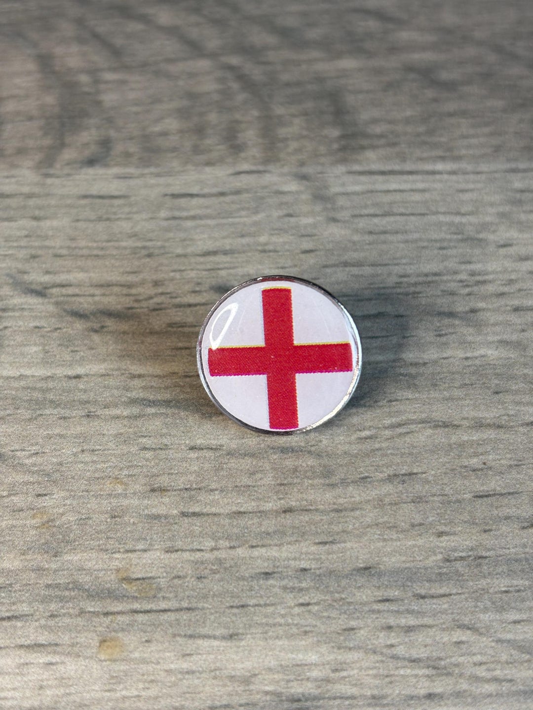 England Flag Pin - 18mm Resin Topped - English Flag Badge - Etsy