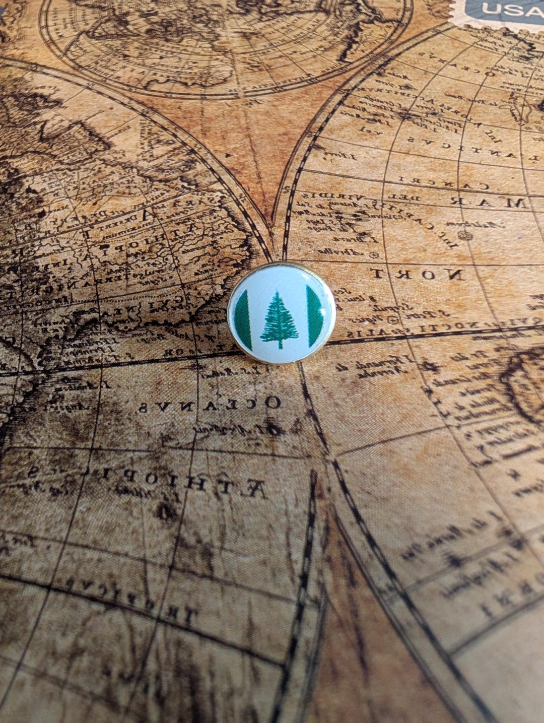 Norfolk Islands Flag Map Pin - Travel Tracker - Corkboard Pin - Enjoy ...
