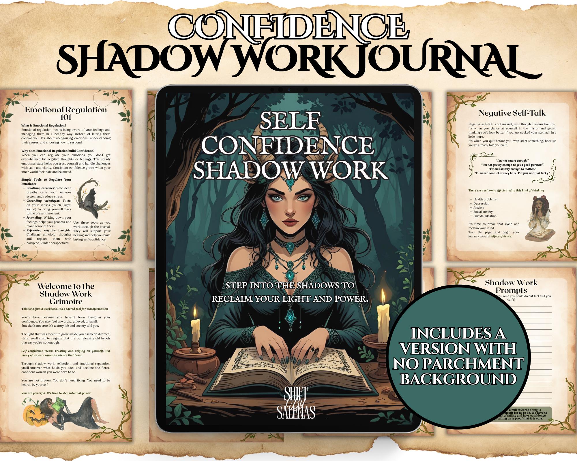 Shadow Work Journal: Self Confidence & Emotional Regulation (goodnotes ...