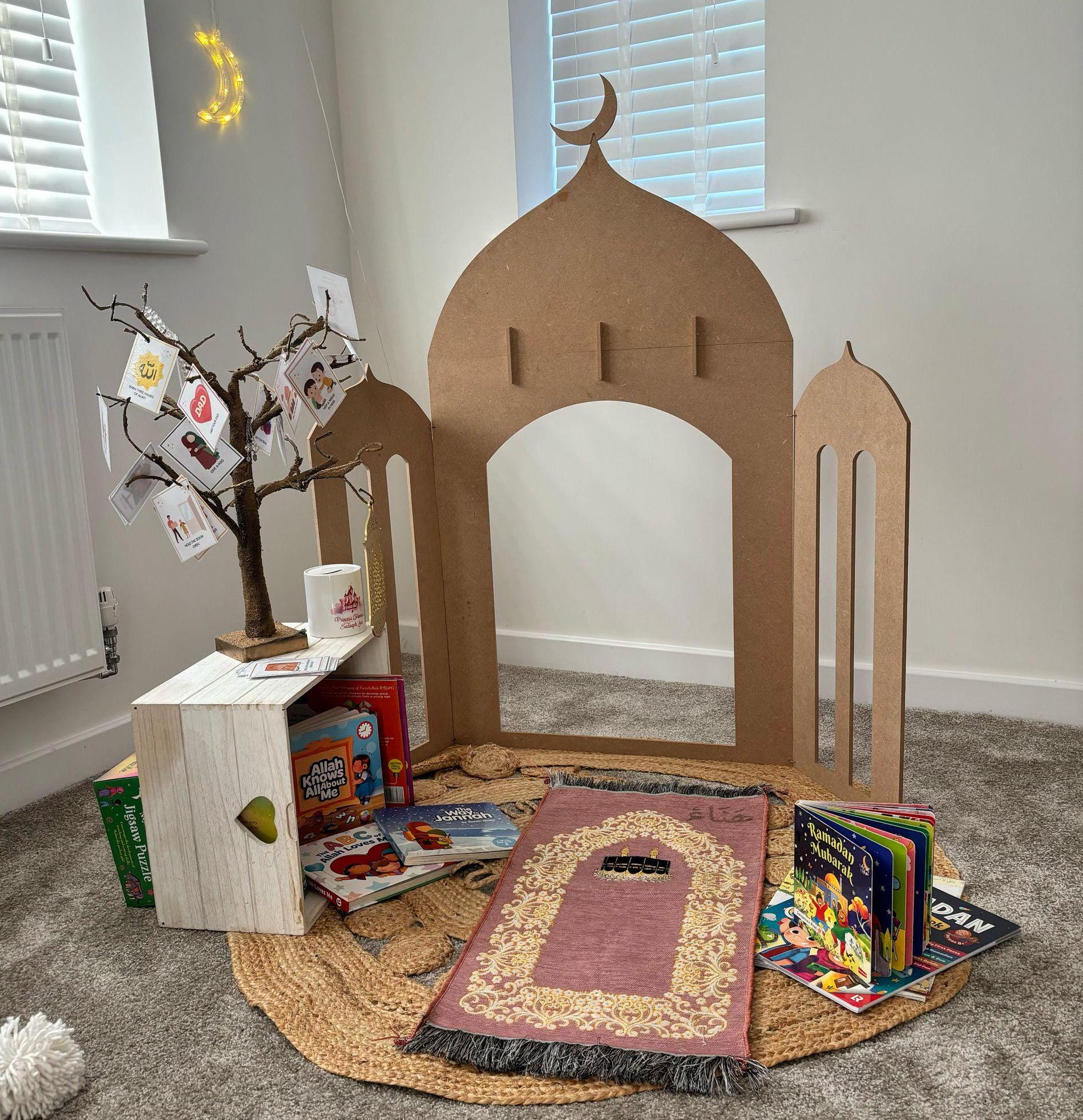 Wooden Freestanding Kids Masjid Mosque Corner - Etsy UK