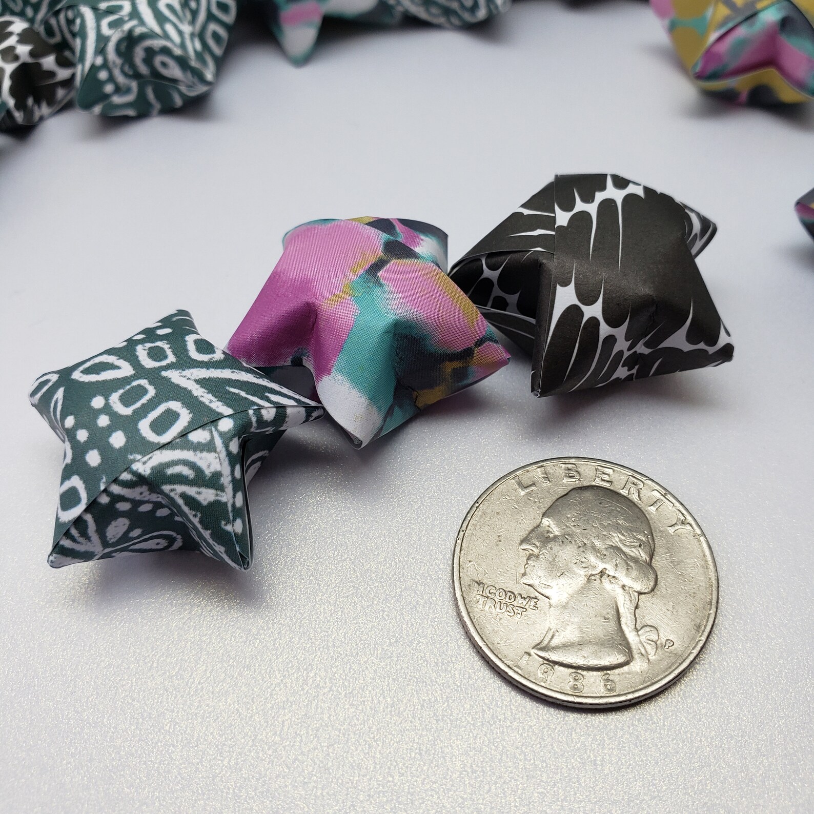 50 Friendship Hand Folded Origami Wishing Stars READY TO SHIP - Etsy UK