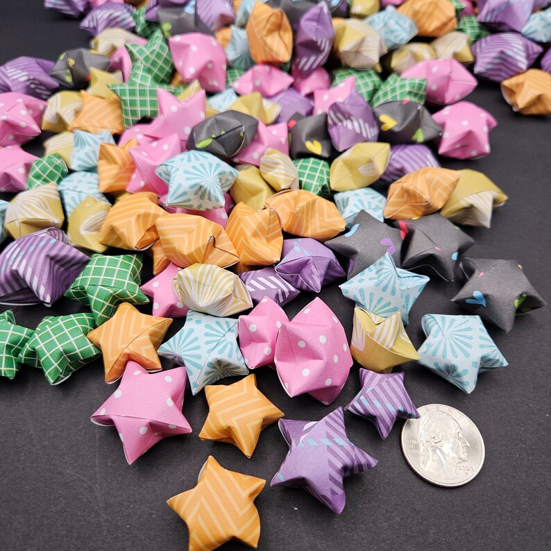 25 Reach for the Stars Origami Wishing Stars READY TO SHIP - Etsy