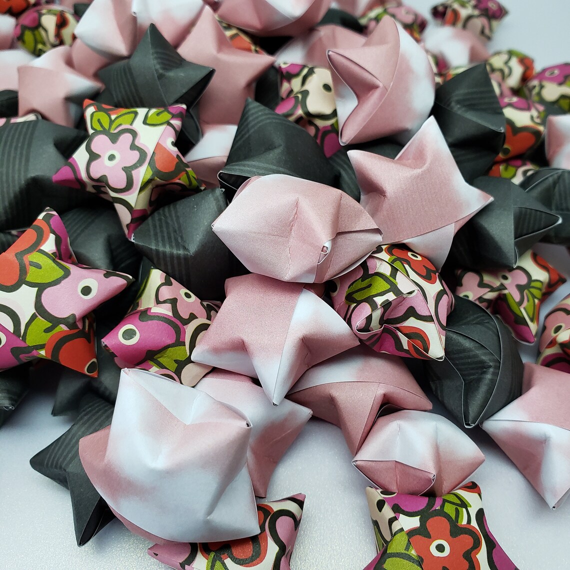 50 Friendship Hand Folded Origami Wishing Stars READY TO SHIP - Etsy UK