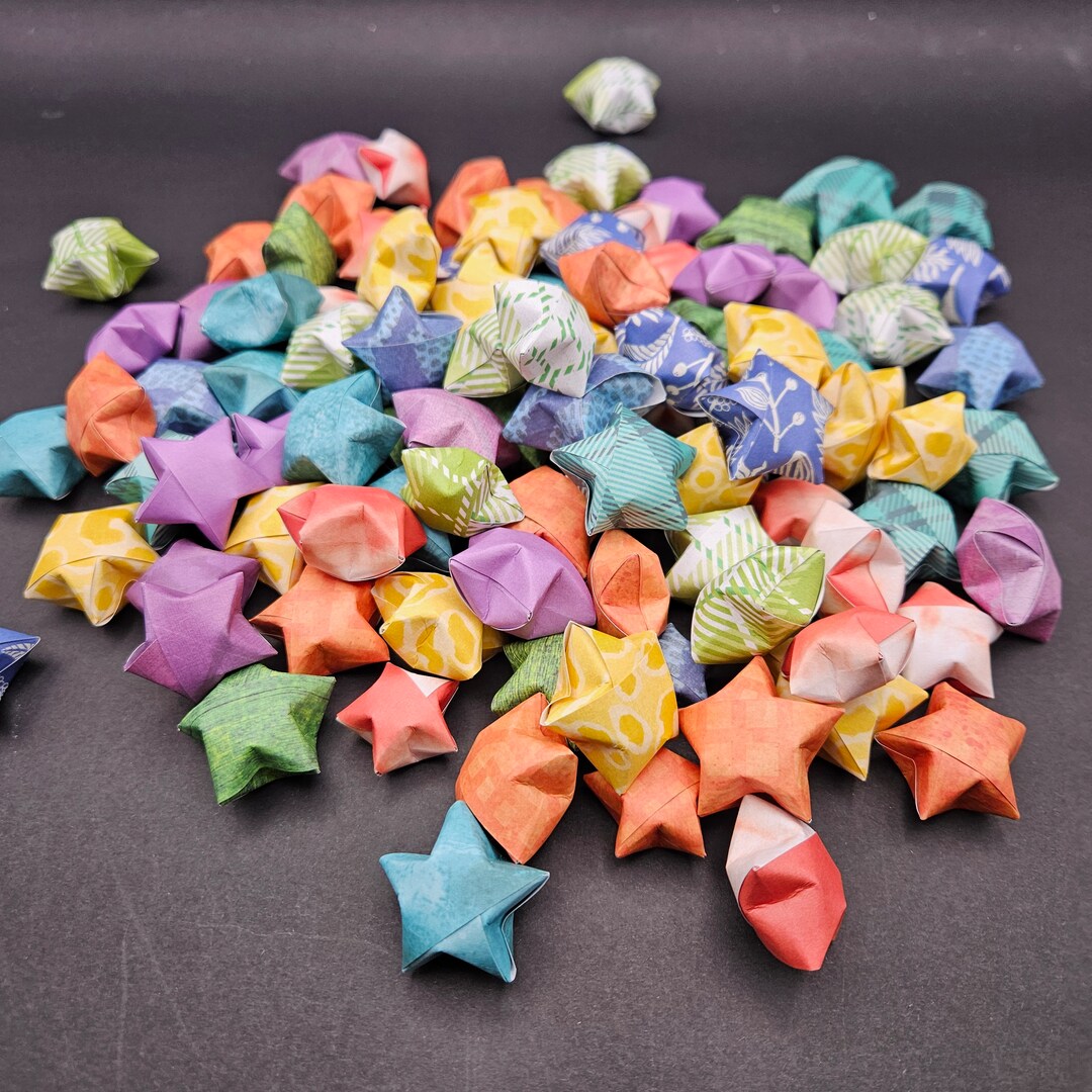 50 Reach for the Stars Origami Wishing Stars READY TO SHIP - Etsy