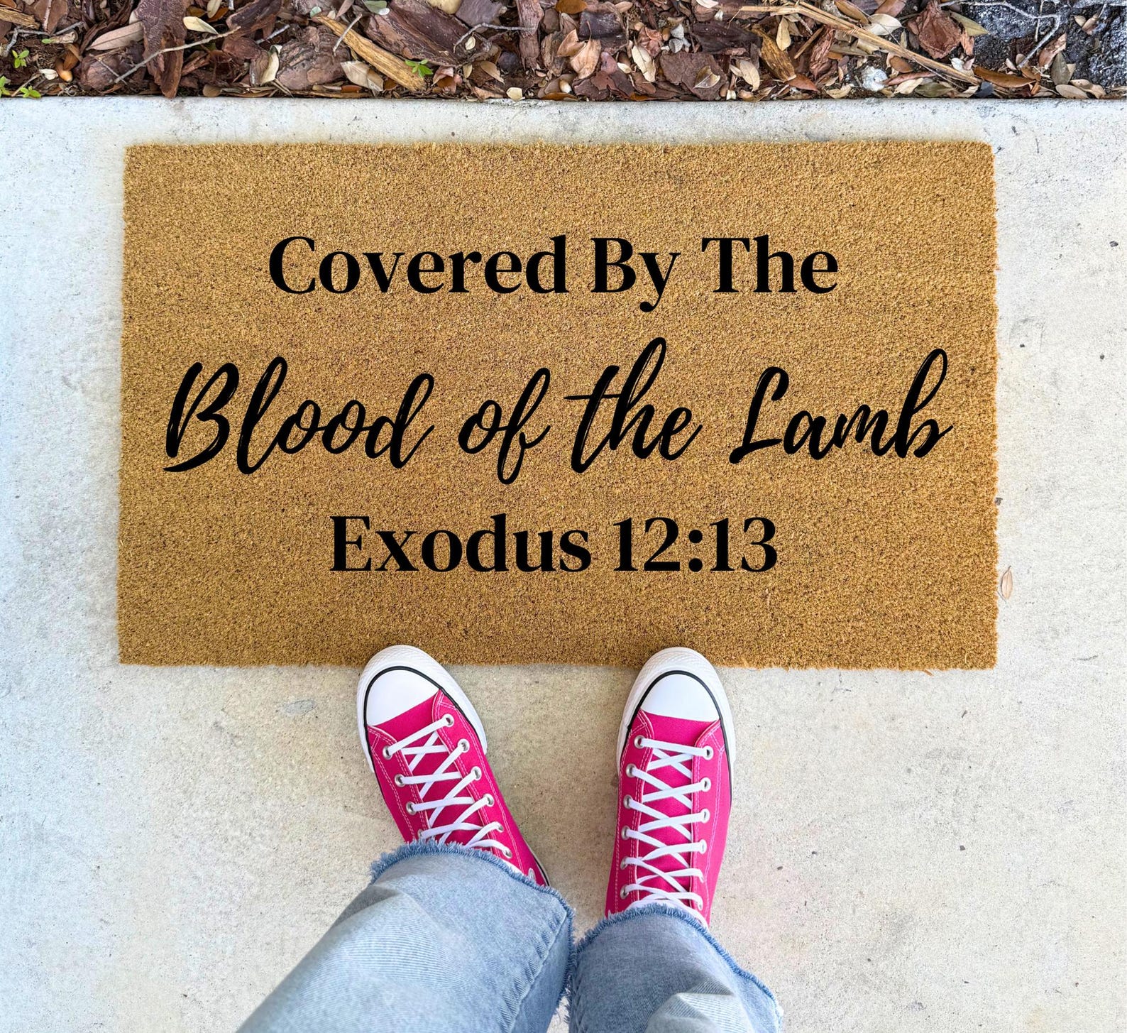 Covered by the Blood of the Lamb Exodus 12:13 – 16x24" 17x30" 24x36 ...