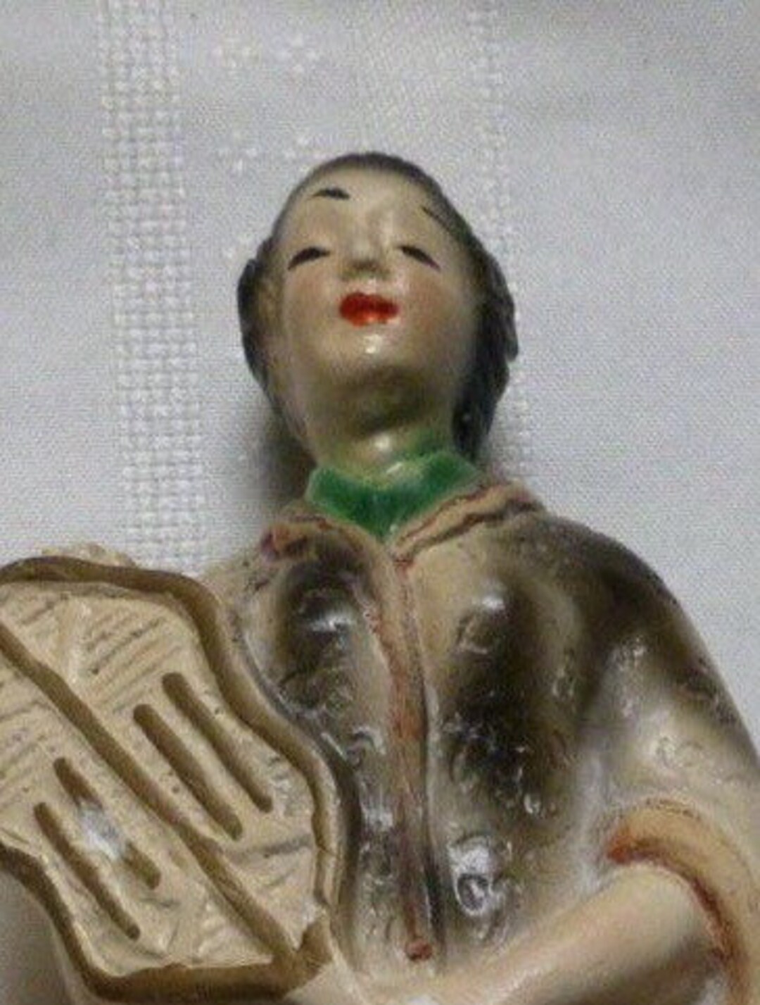 Vintage Chalkware Asian Woman Chalkware Statue Collectible Chalkware - Etsy