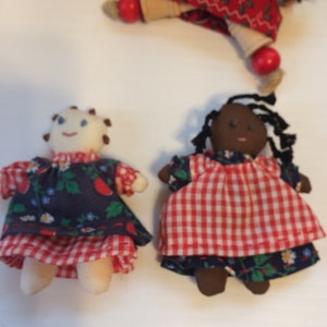 Vintage Miniature Rag Dolls Christmas Decoration or Gift - Etsy
