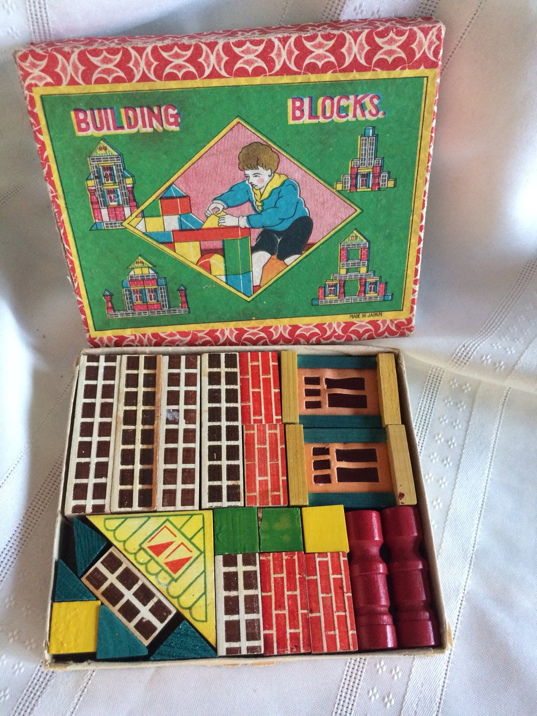 The Smallest Vintage Building Blocks Set in Original Box - Etsy