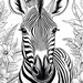 Safari Wonders Wildlife Coloring Pages and Use for Art Prints - Etsy
