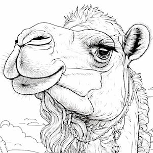 Safari Wonders Wildlife Coloring Pages and Use for Art Prints - Etsy