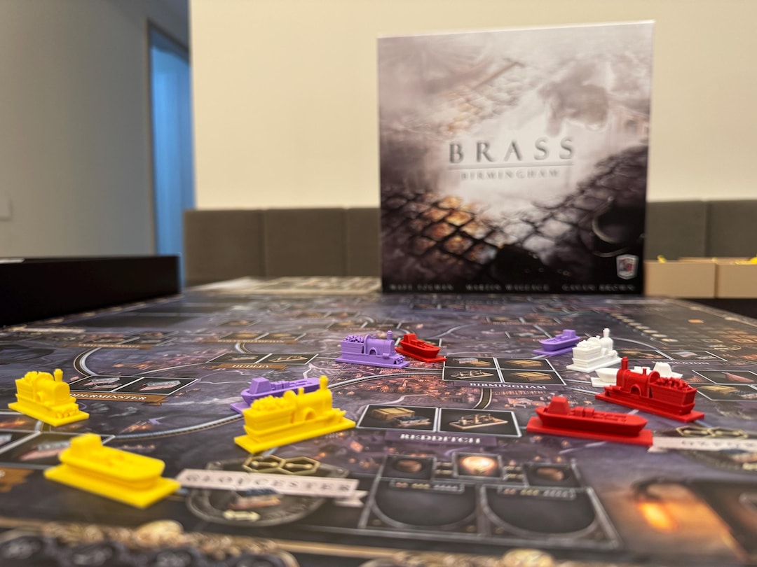 Brass Birmingham 3d-printed Game Pieces – 56 Trains and 56 Boats ...
