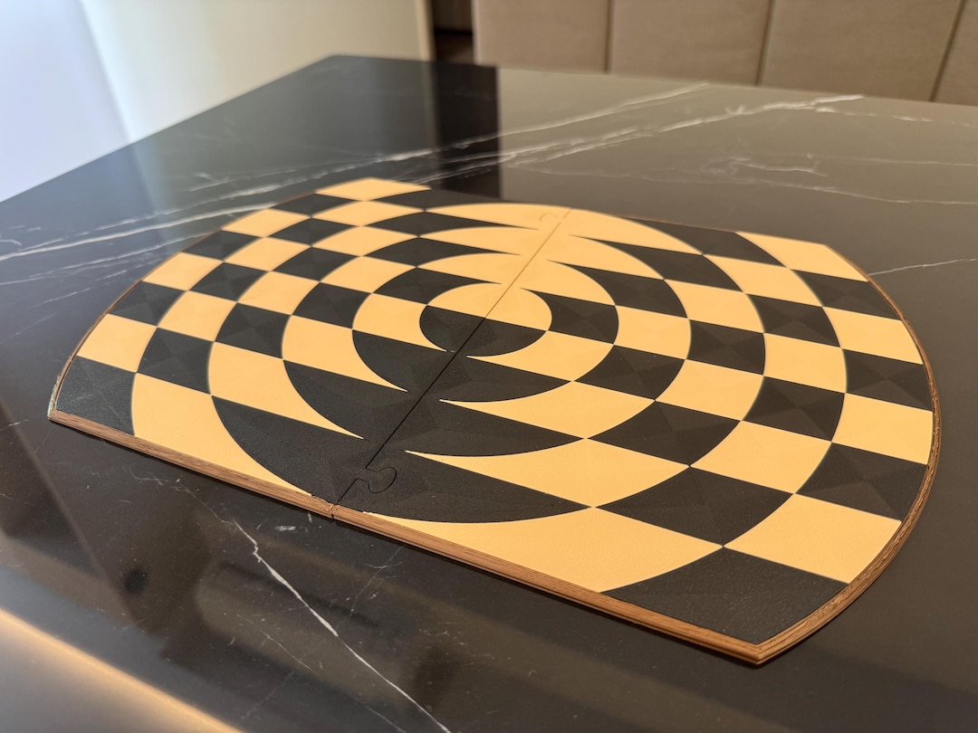Double-sided 3d-printed Chess Board – Standard & Singularity Chess (2 ...