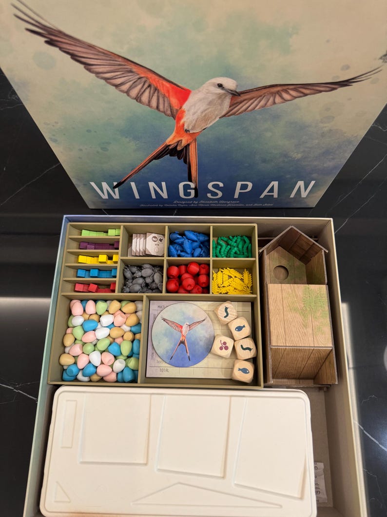 Wingspan Tokens and Eggs Organizer – Base Game Box Compatible - Etsy