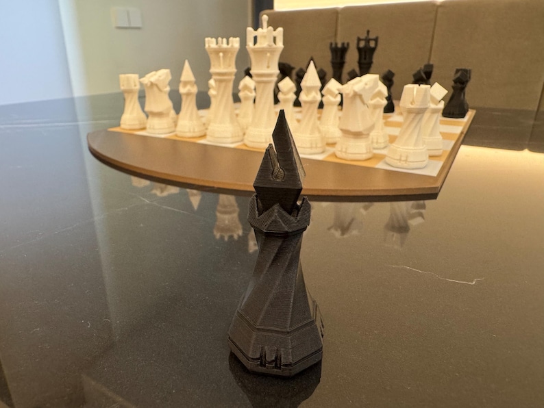 Custom 3D Printed Chess Pieces | Personalised Set | Unique Designs ...