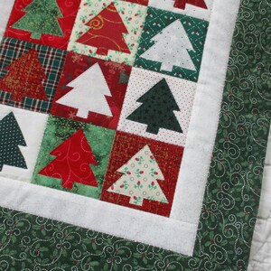 Christmas Trees Quilted Wall Hanging Etsy