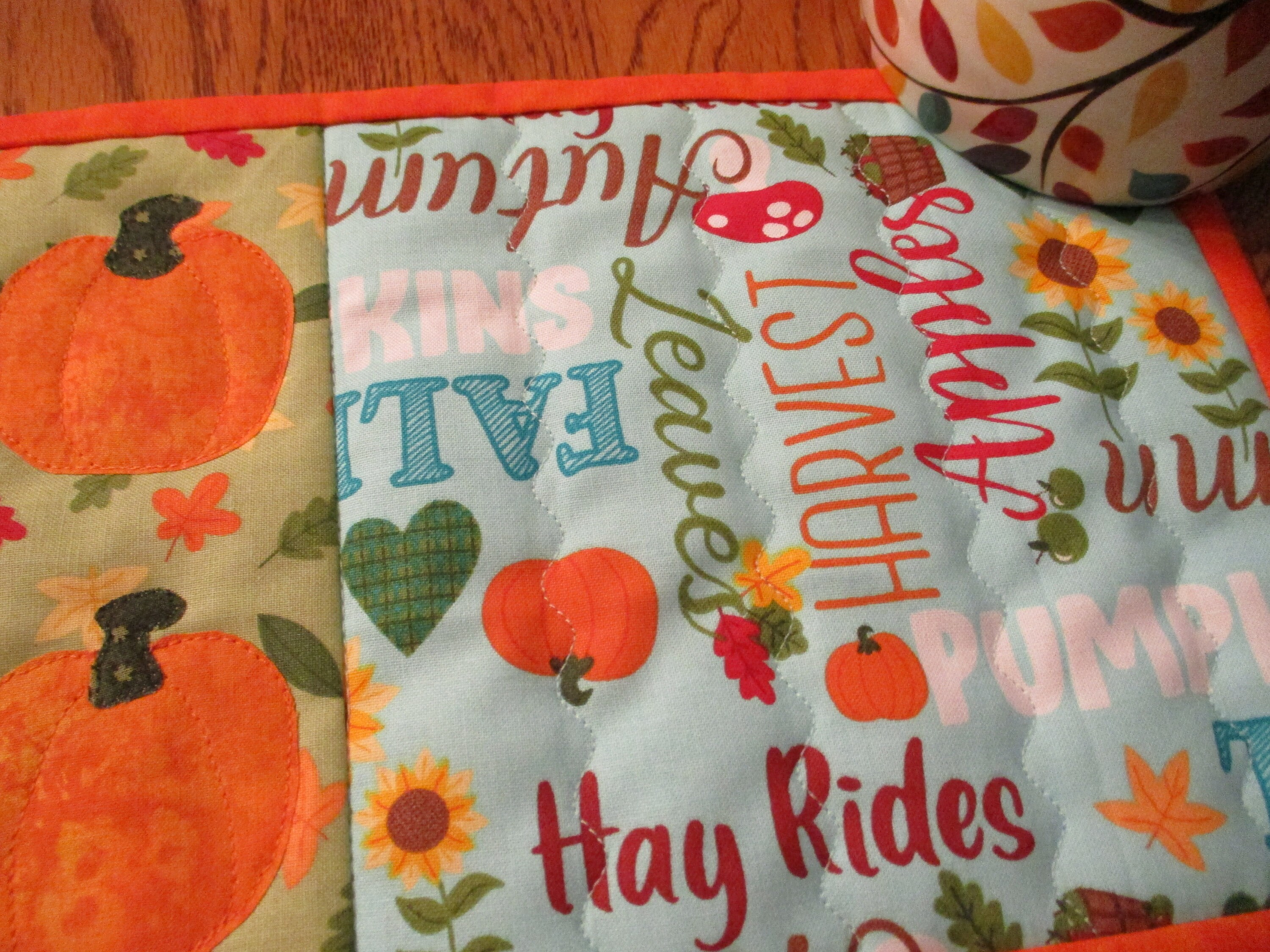 Fall Harvest Mug Rug/ Table Topper - Etsy