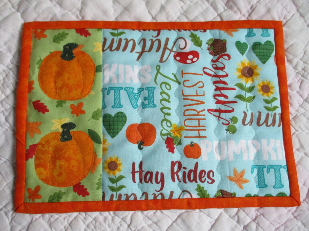 Fall Harvest Mug Rug/ Table Topper - Etsy