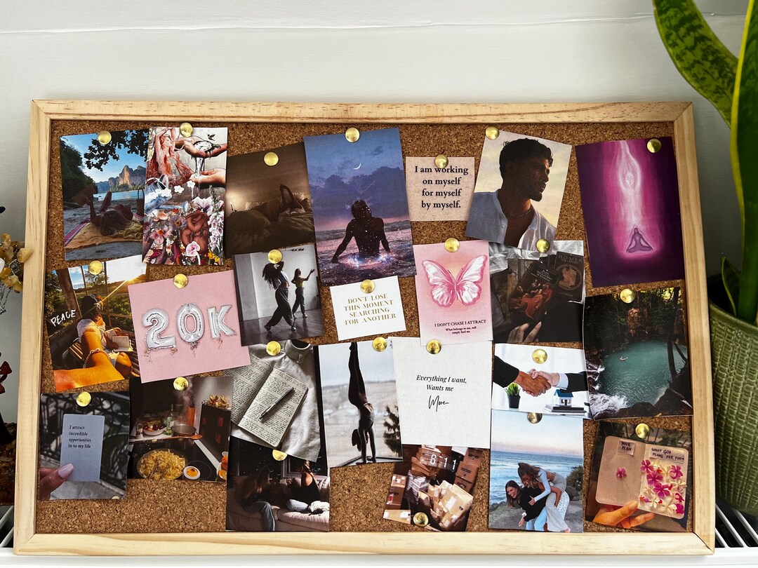 Custom Vision Board | Personalised Manifestation Dream Board | Law of ...