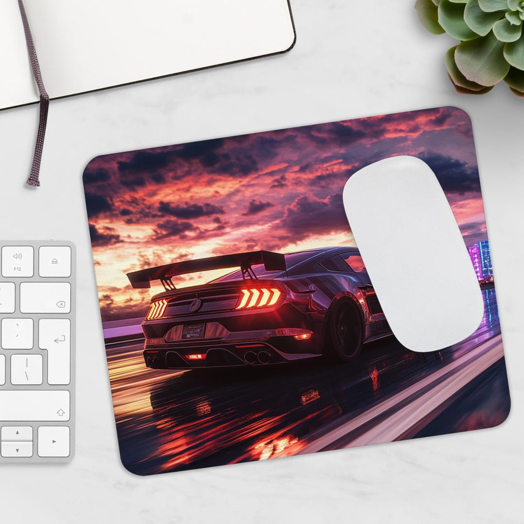 P X T Ford Mustang GT500 Mouse Pad, Modern Office Decor, Car Lover Gift ...