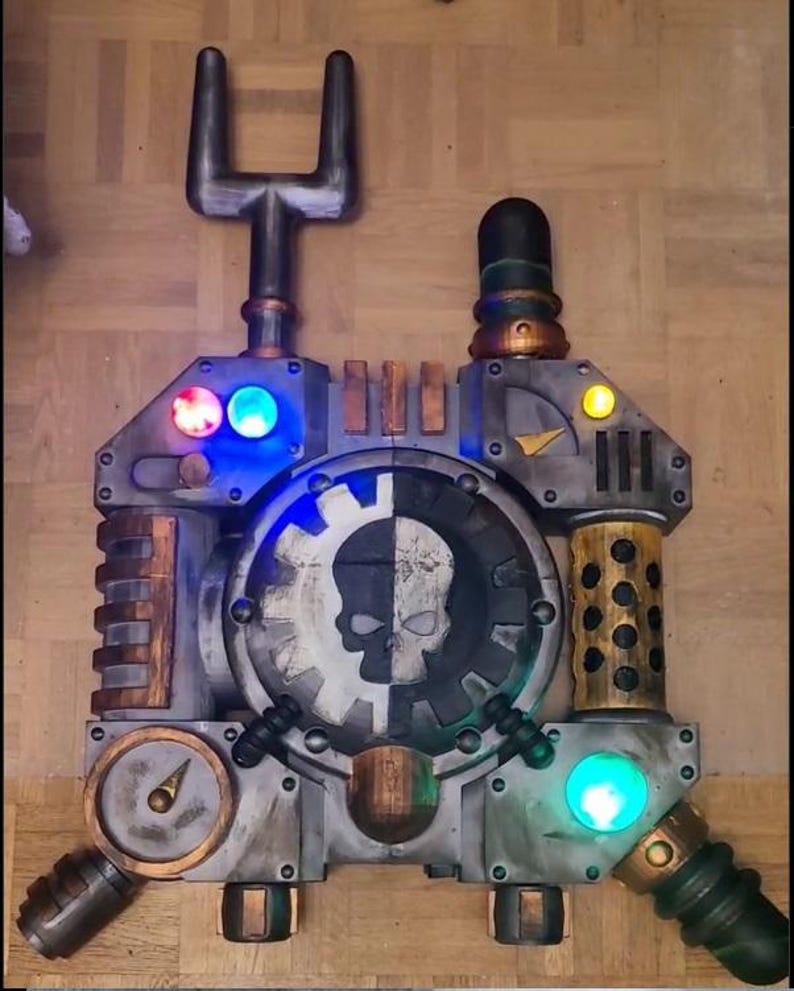 Martian Priesthood Backpack | Sci-fi Cosplay Prop | LED & Smoke-ready ...
