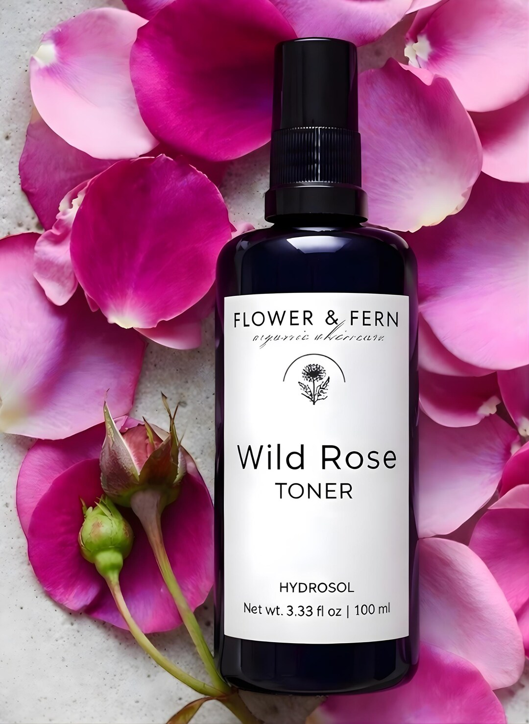Organic Rose Face Toner Hydrosol | Wild Rose Elixir - Etsy