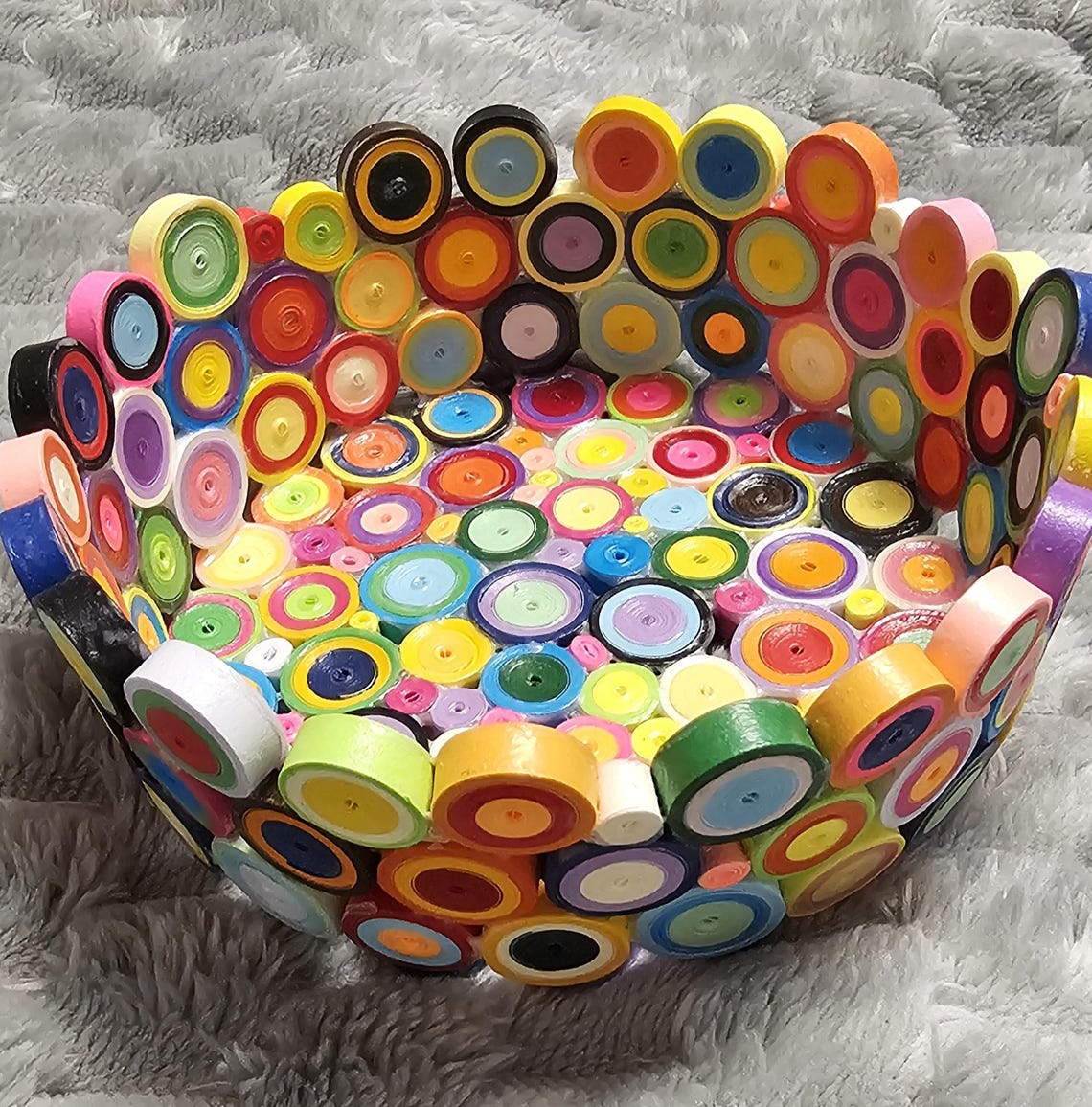 Handmade Quilled Paper Decorative Bowl - Etsy