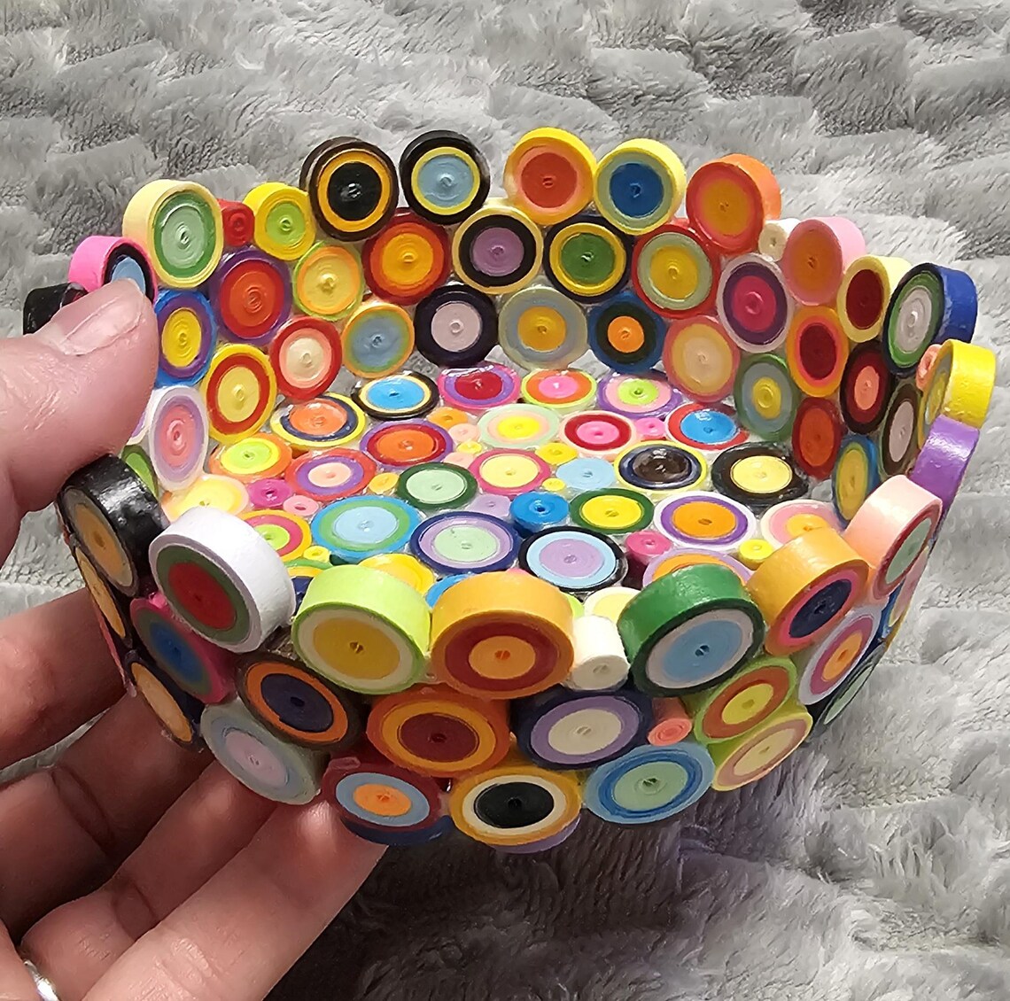 Handmade Quilled Paper Decorative Bowl - Etsy