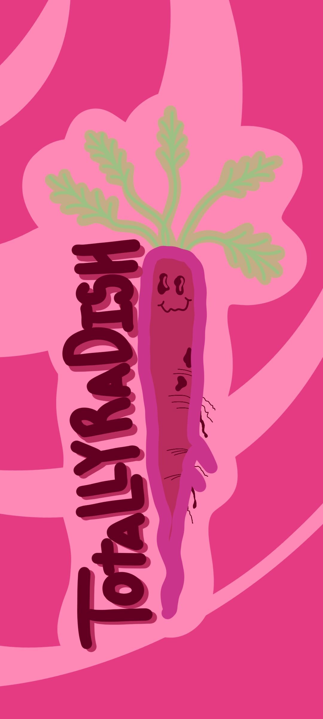 Totally Radish ; Android Wallpaper - Etsy