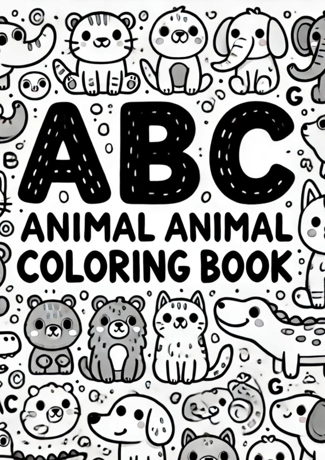 Jungle Joy: an Animal Adventure Coloring Book - Etsy