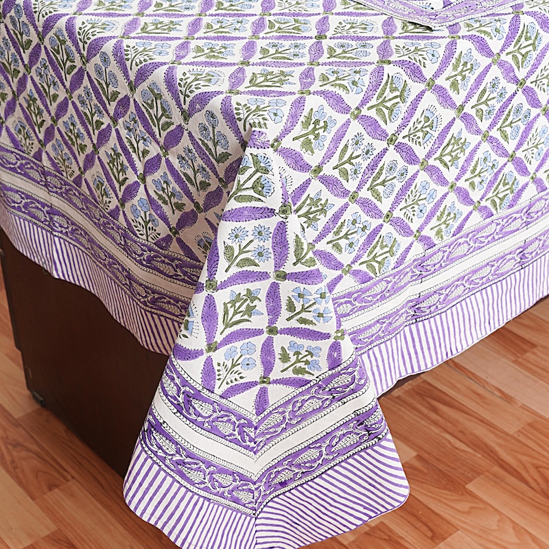 Purple Tablecloth - Etsy