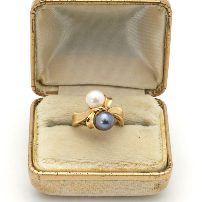 Black Pearl Ring Estate - Etsy