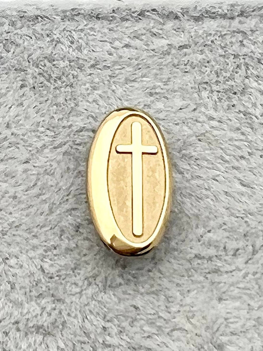 10K Gold Oval Cross Pin Vintage, Estate Petite 3/8 Wide X 5/8 Tall - Etsy