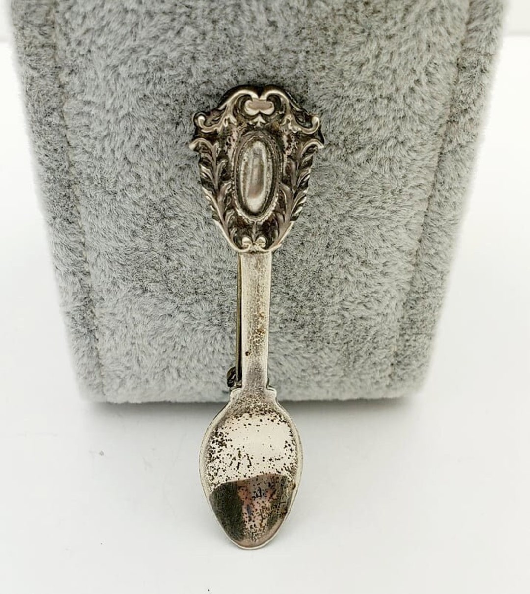 Sterling Silver Spoon Pin Brooch Vintage 2 25 Tiny Spoon 925 Real Spoon