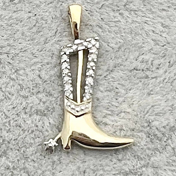Diamond Cowboy Boot - Etsy