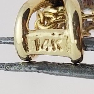 14K Yellow Gold Opal Diamond Necklace - Teardrop Shape - 18.5" Chain ...