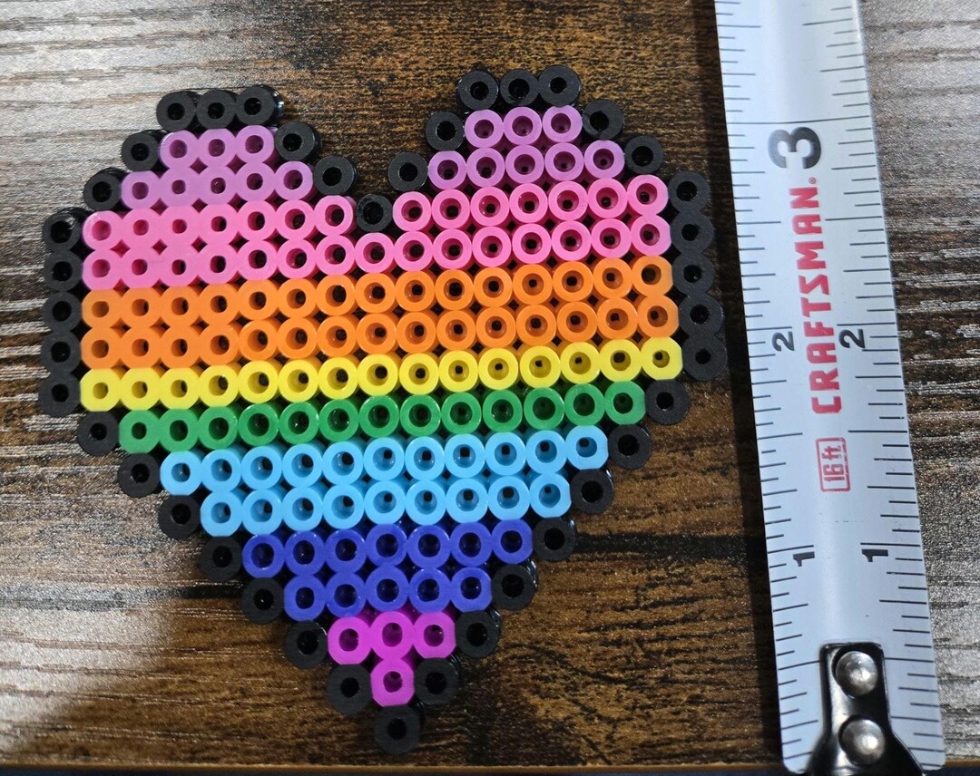 Custom Perler Hearts - Etsy