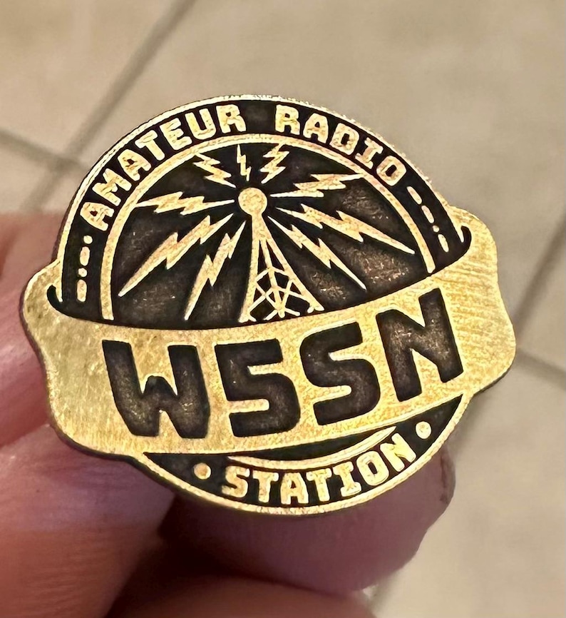 Ham Radio Call Sign Lapel or Hat Pin - Etsy