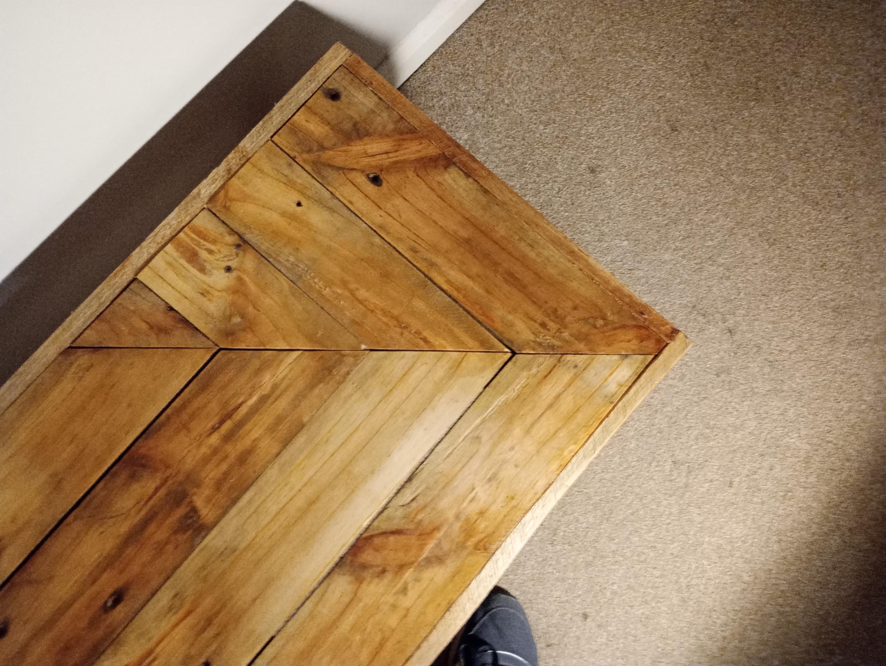 Sanded and Oiled Pallet Board Table - Etsy