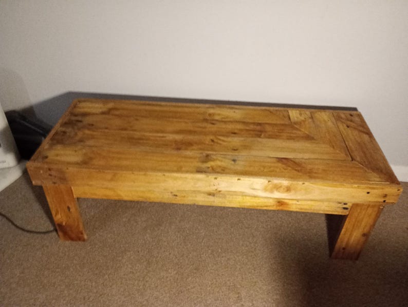 Sanded and Oiled Pallet Board Table - Etsy