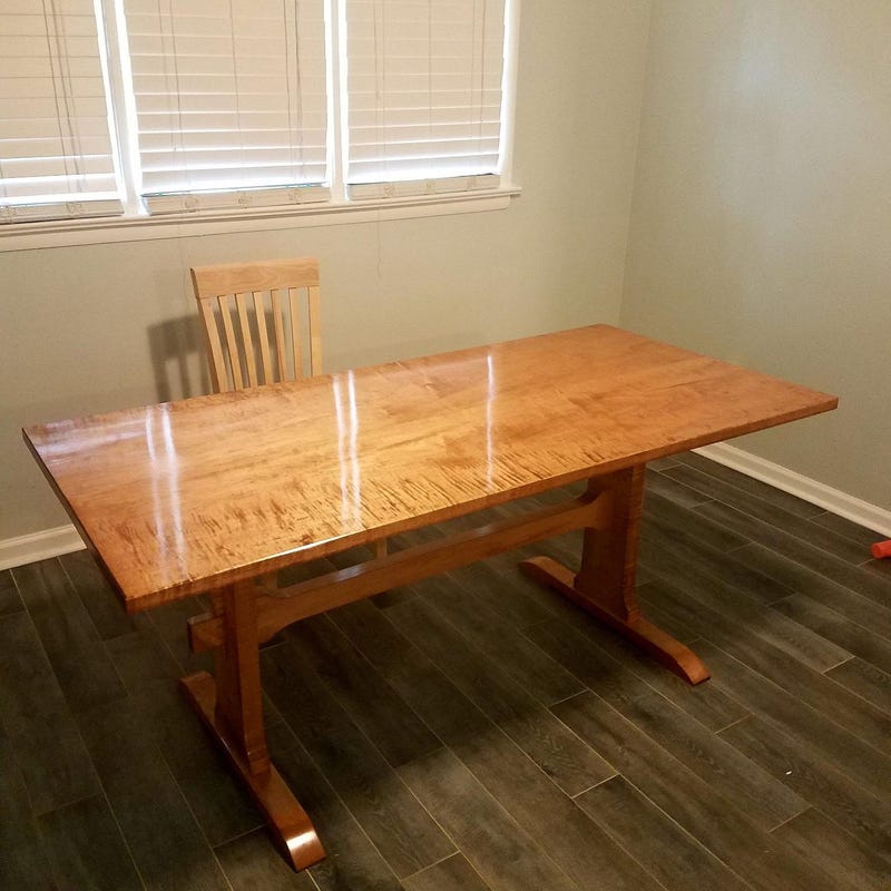 Maple Dining Table - Etsy