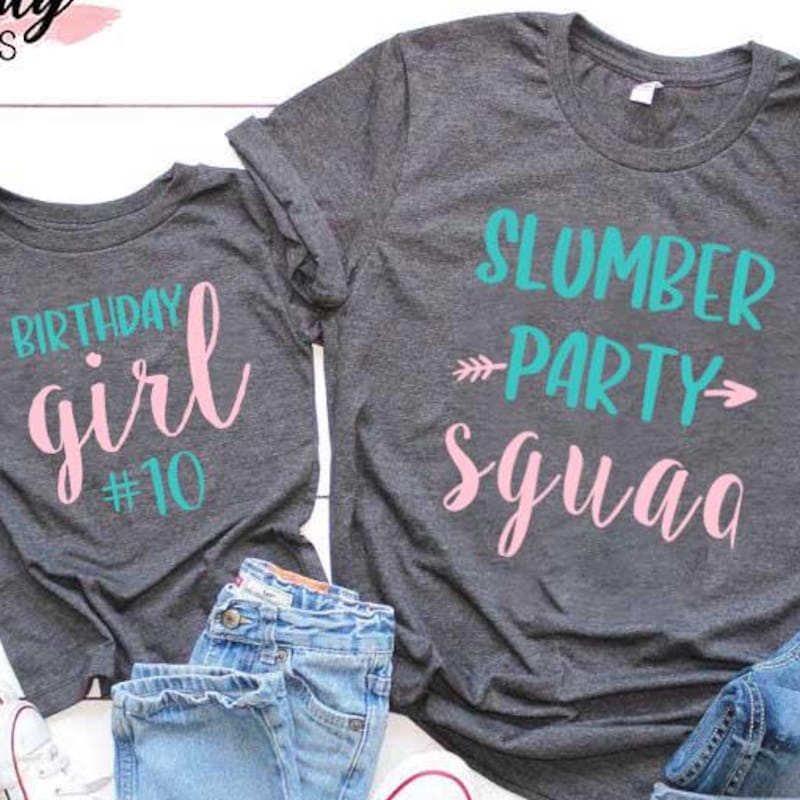 Slumber Party Squad Shirt - Etsy
