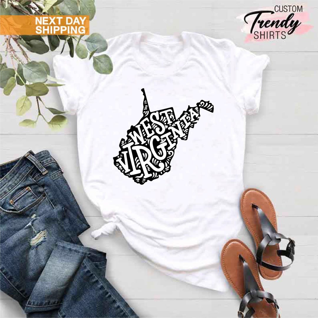West Virginia Shirt, West Virginia State Shirt, West Virginia Gifts ...