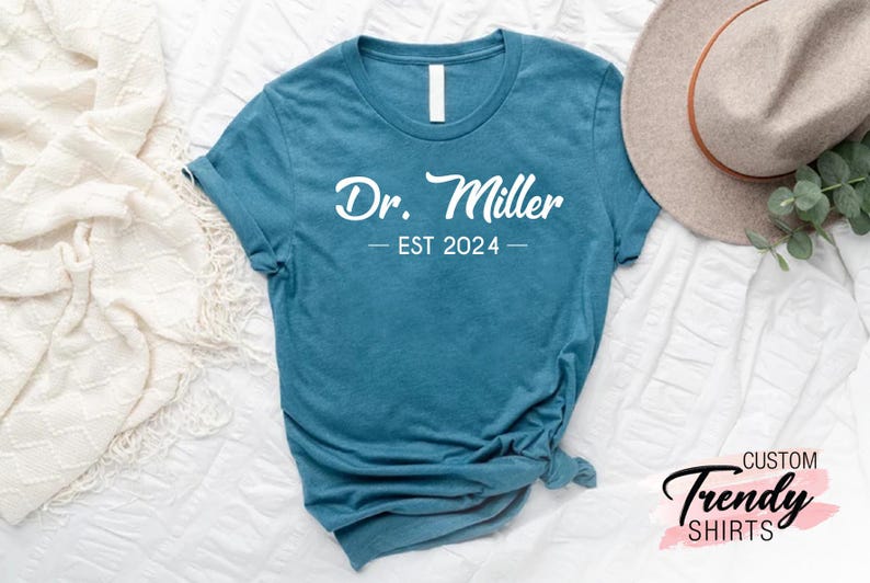 Custom Doctor Graduation Shirt, Personalized Dr Name Tee, Medical ...