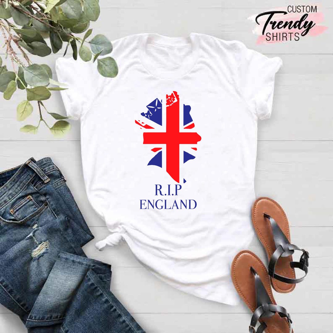 RIP England Shirt, the Queen Shirt, UK Flag Shirt, Queen of England ...