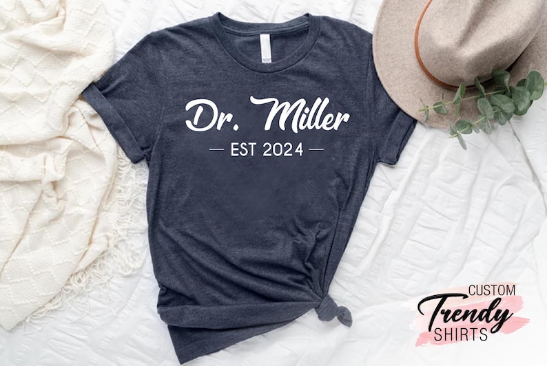 Custom Doctor Graduation Shirt, Personalized Dr Name Tee, Medical ...