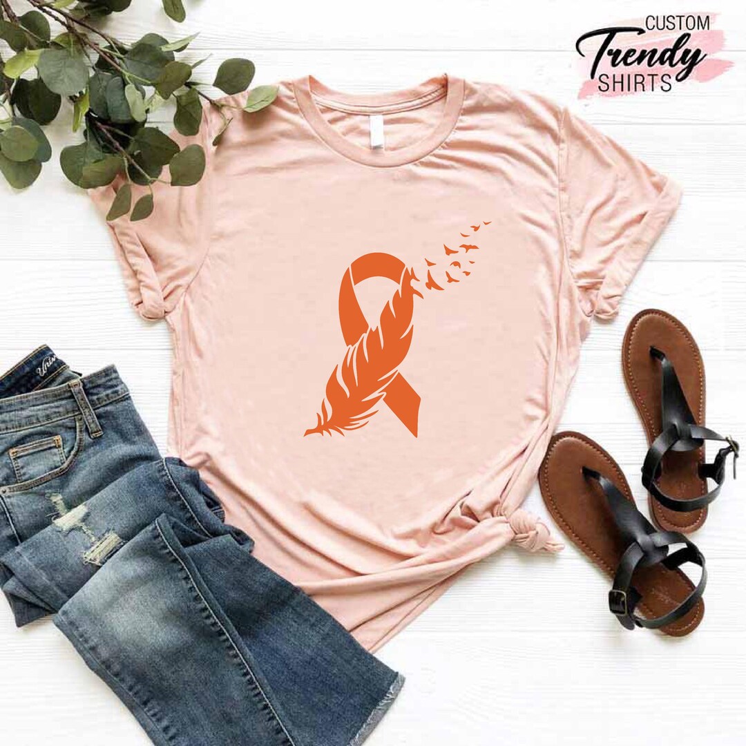 Leukemia Shirt, Leukemia Cancer Ribbon, Leukemia Awareness Shirt ...