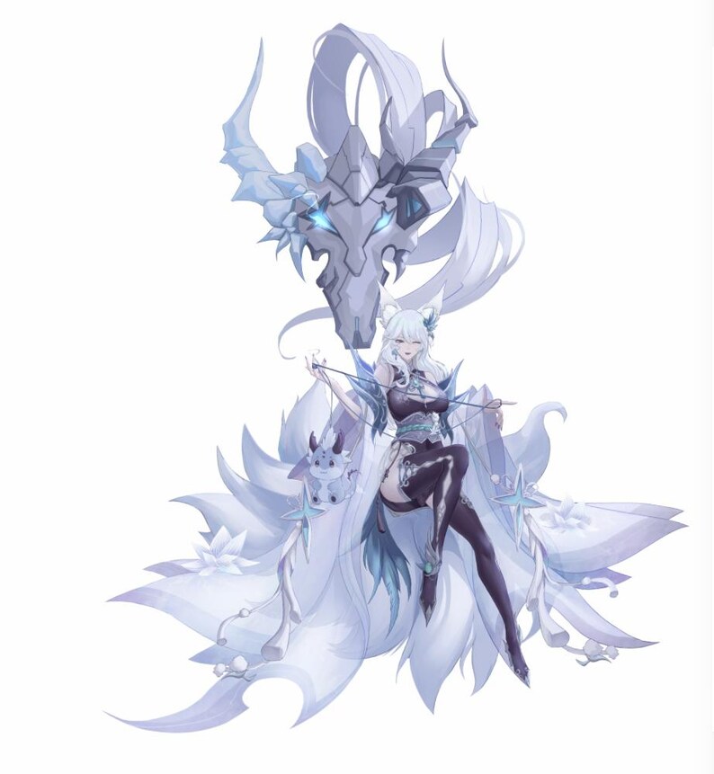 Premade Live2d Vtuber Model/editable&rigging/snow Queen/free Sending of ...